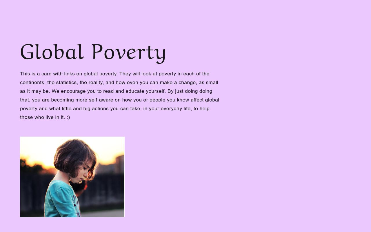 Global Poverty